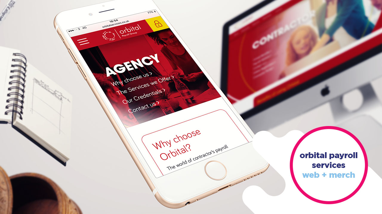 Orbital Payroll Group Website Design 2018 | FCD